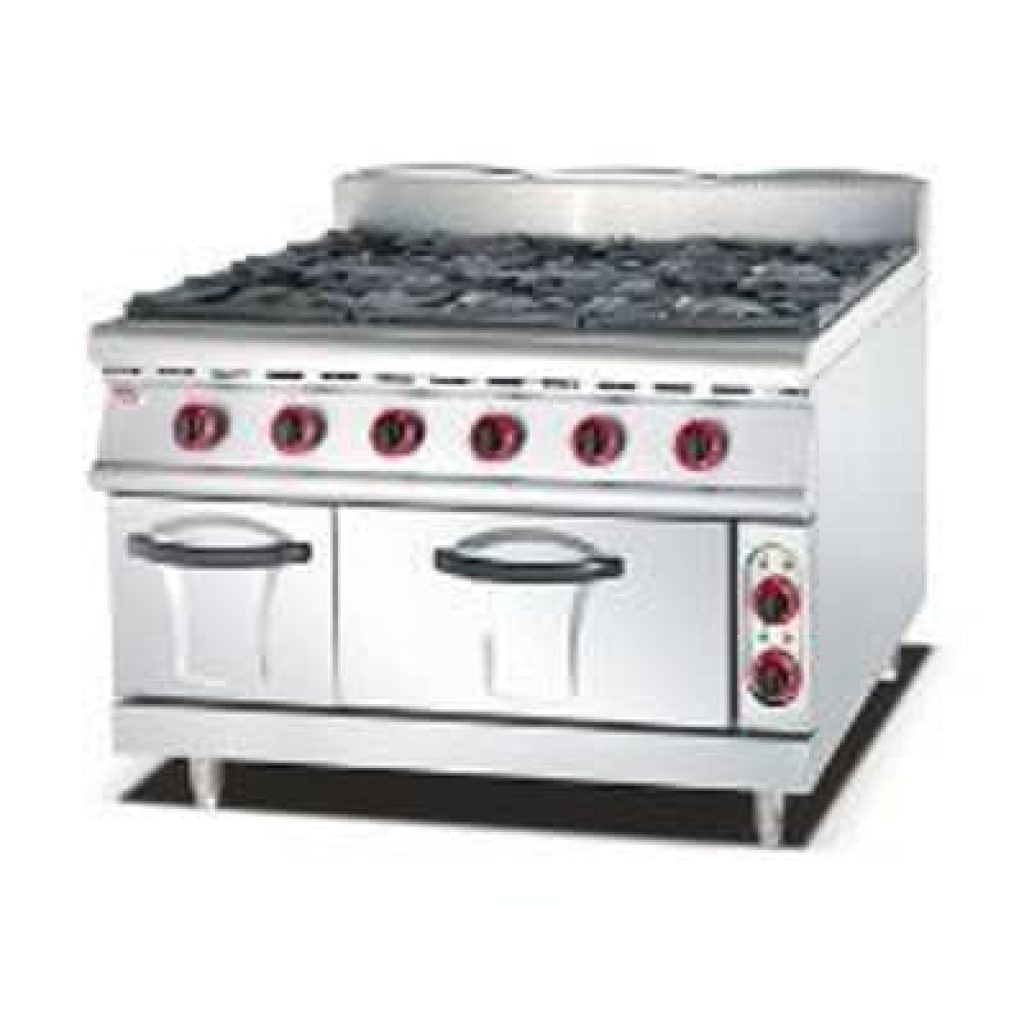Ramtons EB/197 Stainless Steel Standing Cooker- 6 Gas with 2 Electric ...