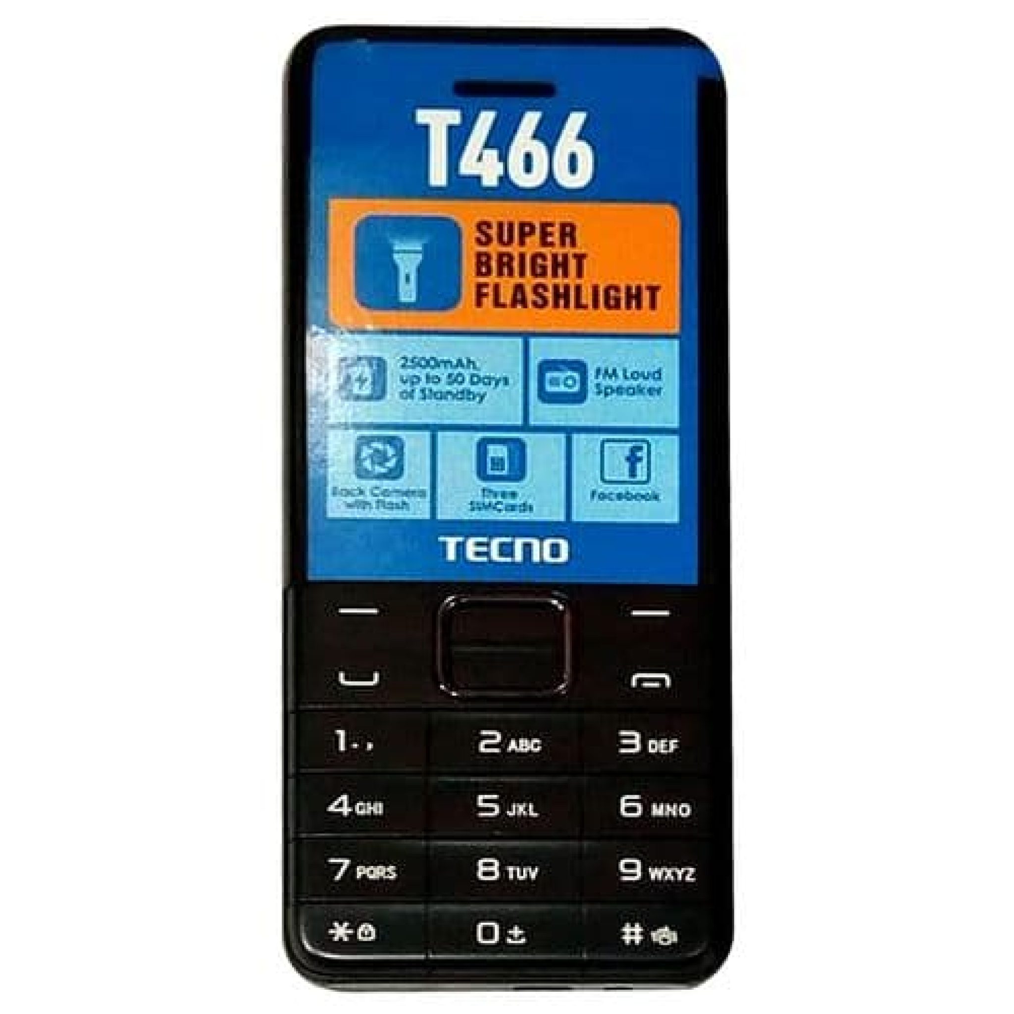 Tecno T466 Triple SIM Feature Phone | Price in Kenya | Avechi